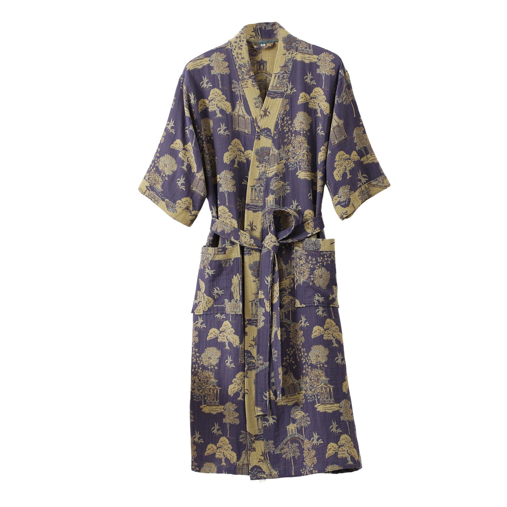SWSMCLT Women's Cute Robe Cotton Pjs Comfy Long V Neck Breathable Fall ...