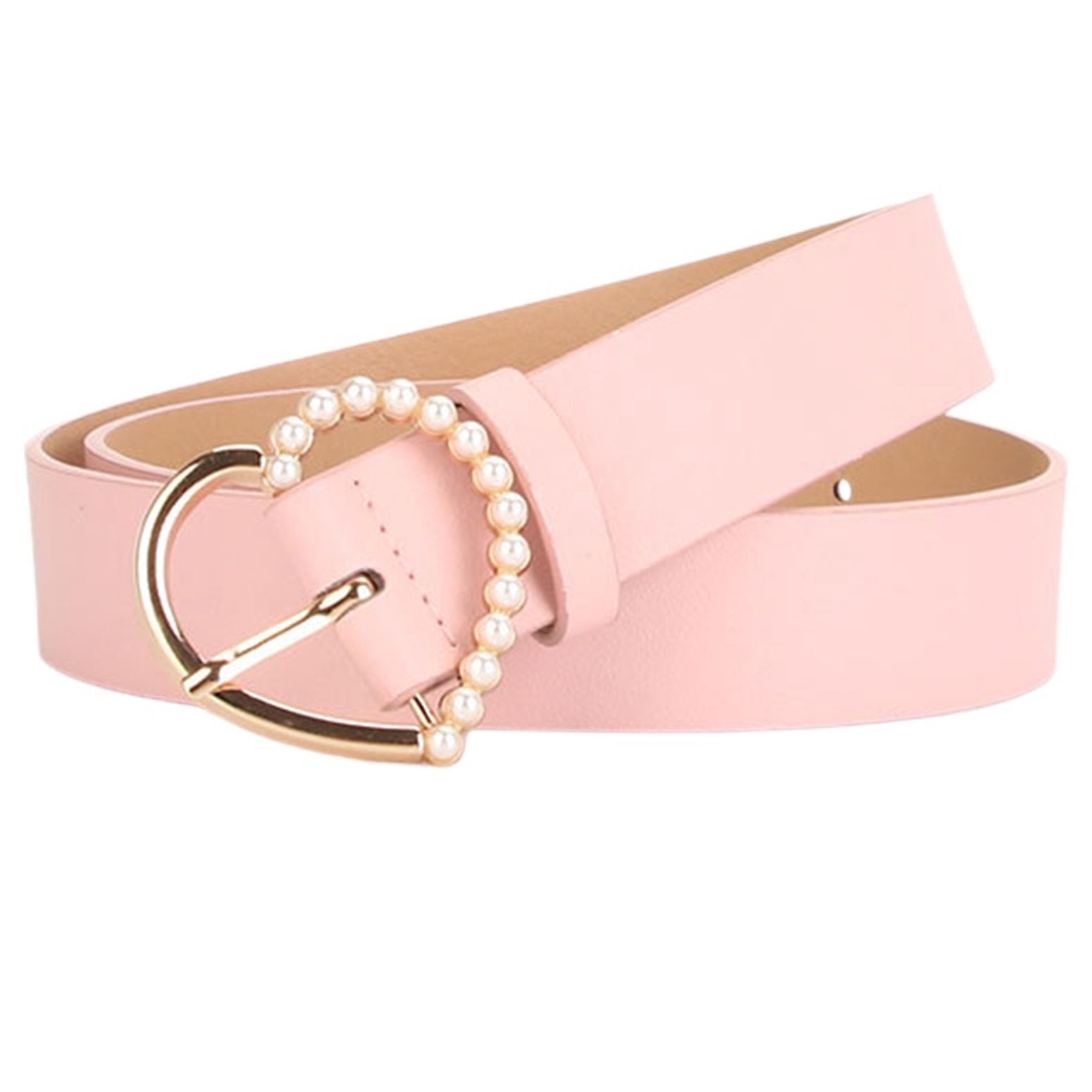 SWSMCLT Women's Elegant Fashion Casual Belts Faux Leather Belt for ...