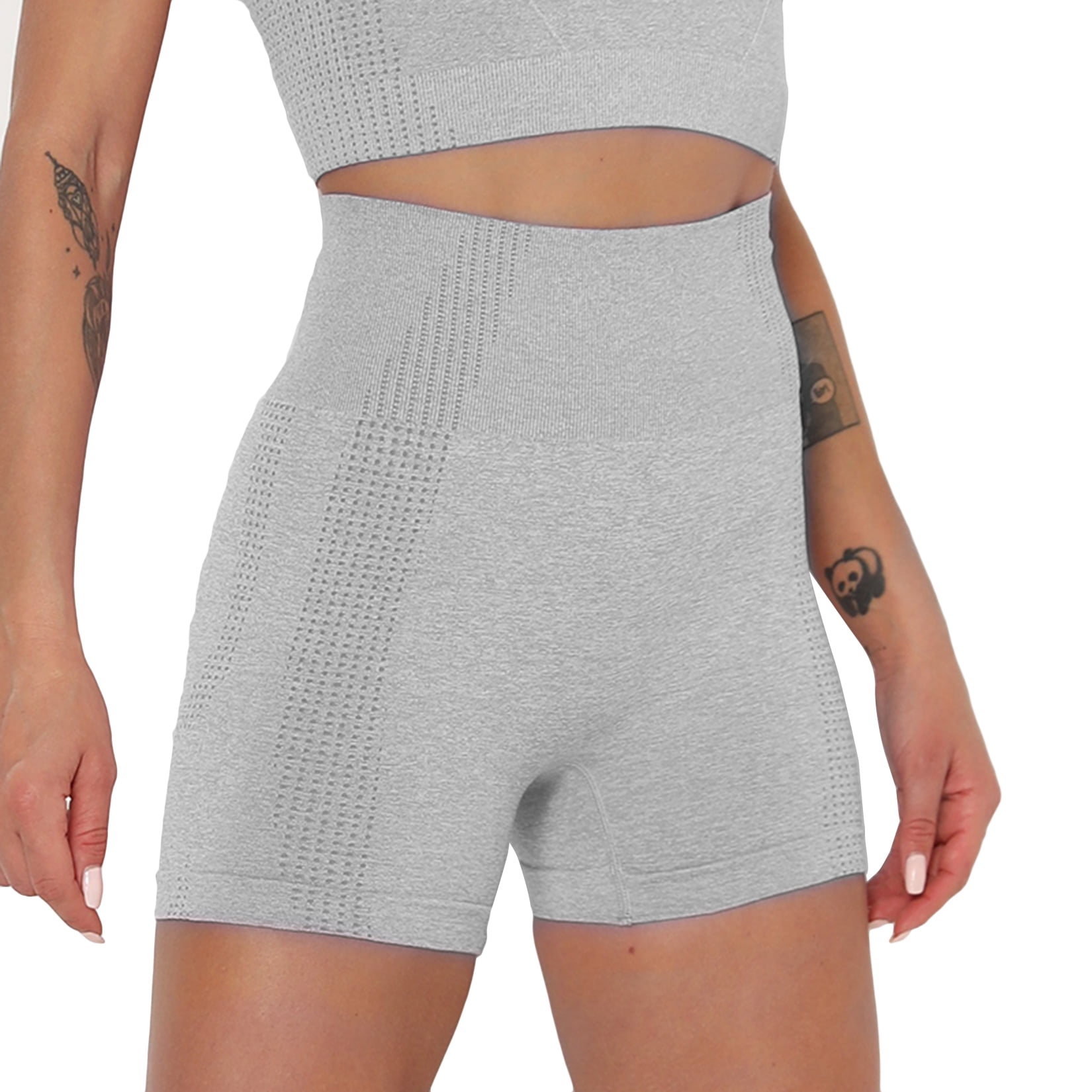 Swsmclt Womens High Waist Biker Shorts Yoga Legging Shorts Athletic