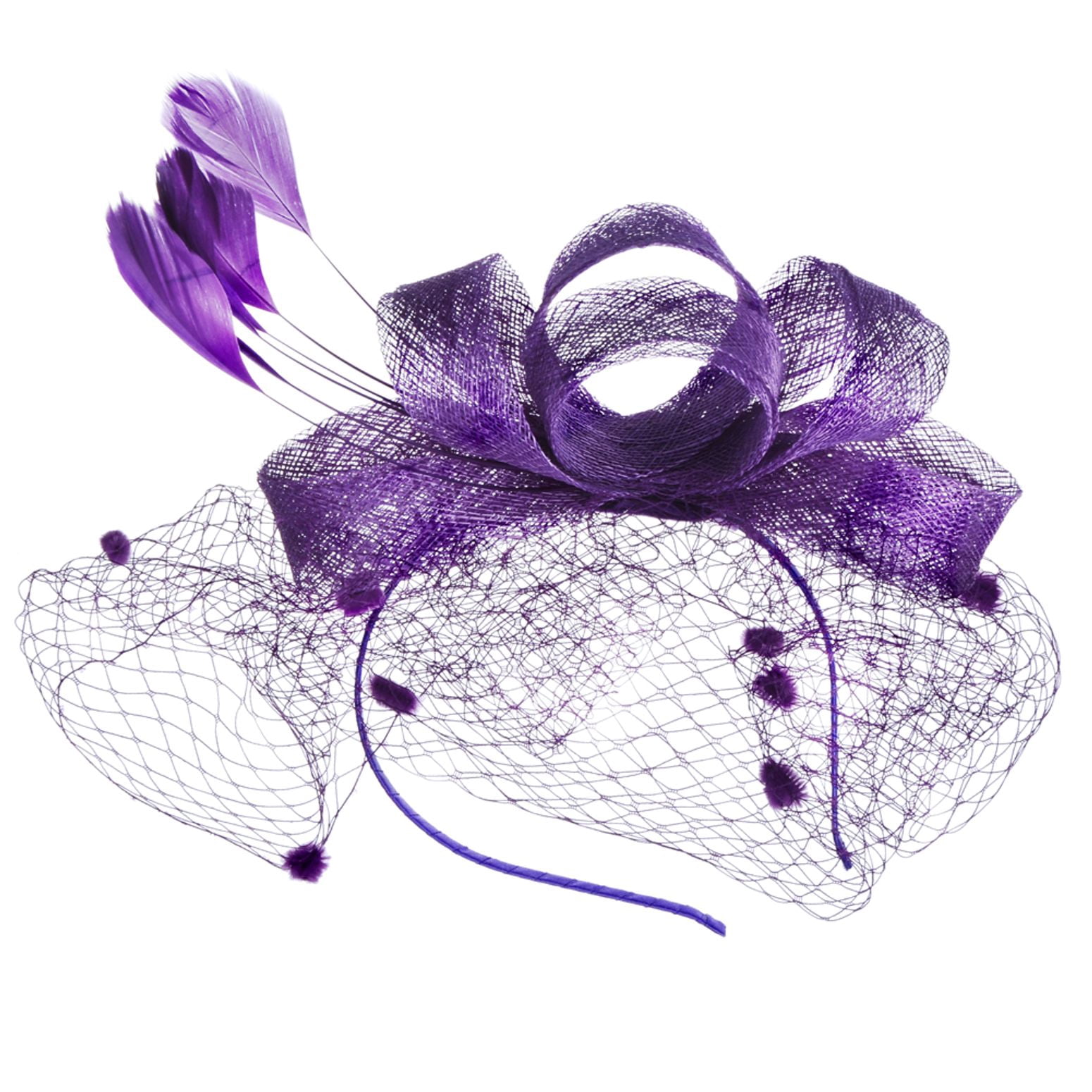 SWSMCLT Women's Kentucky Derby Hat Mesh Cap Fascinator Tea Party Hat ...