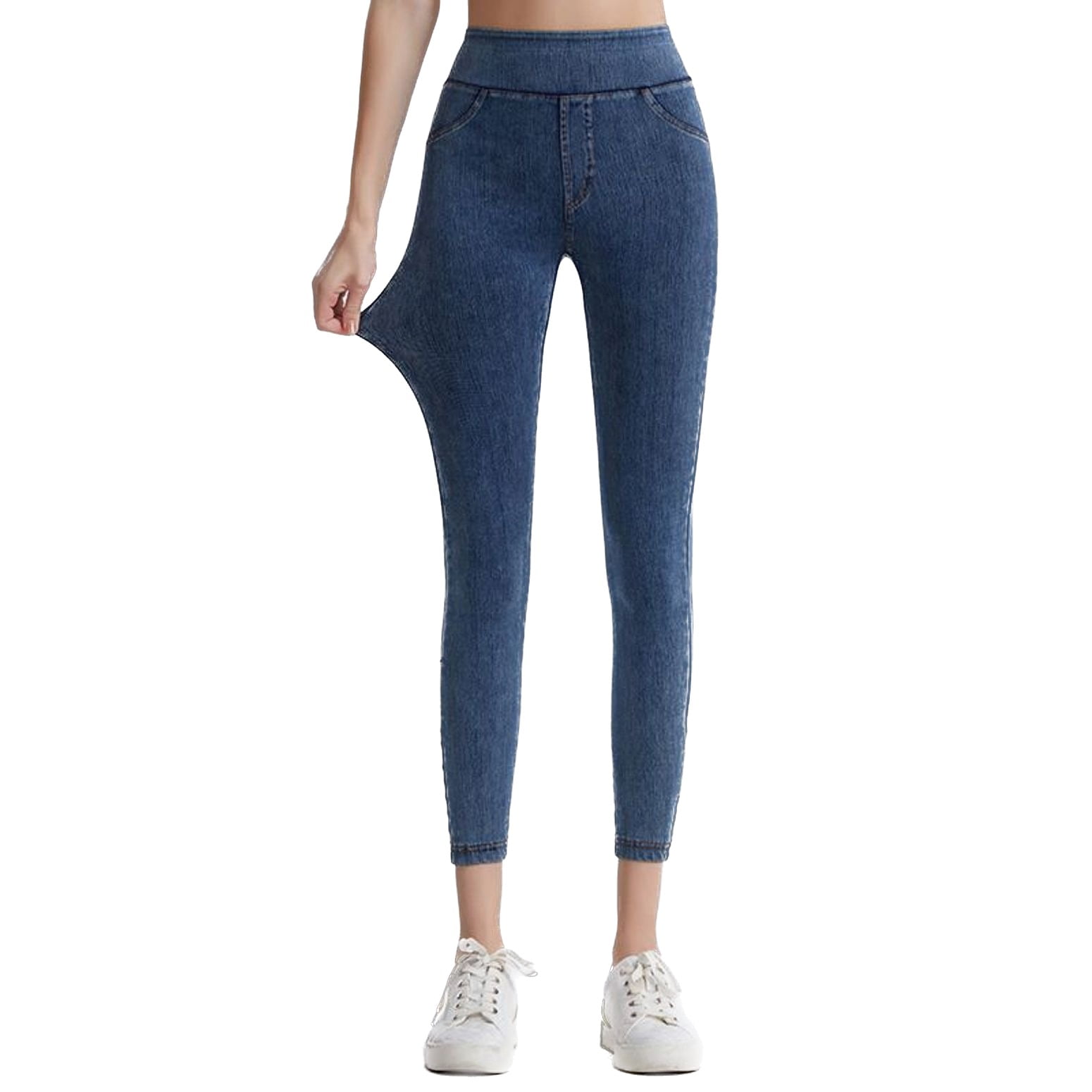 SWSMCLT Women's Leggings High Waisted Jeans Yoga Pants Hiking Summer ...