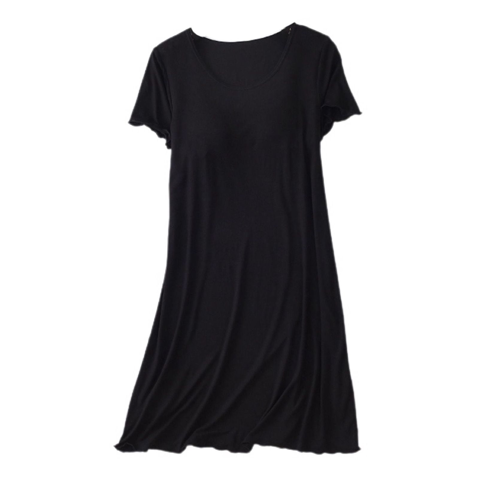 SWSMCLT Women's Long Nightgown Lounge Night Dress Loose Modal Cool ...