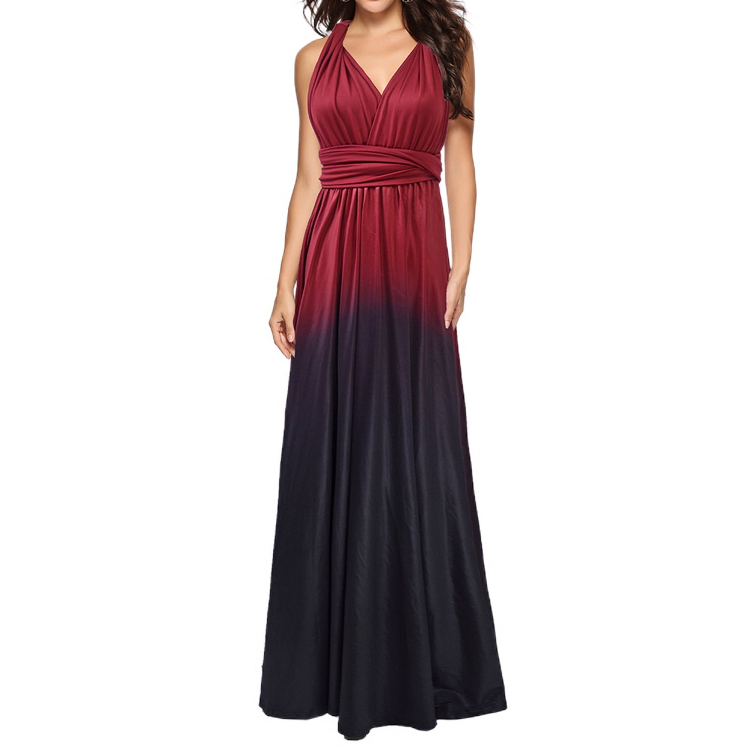 SWSMCLT Women's Maxi Long Transformer Convertible Dresses Homecoming ...