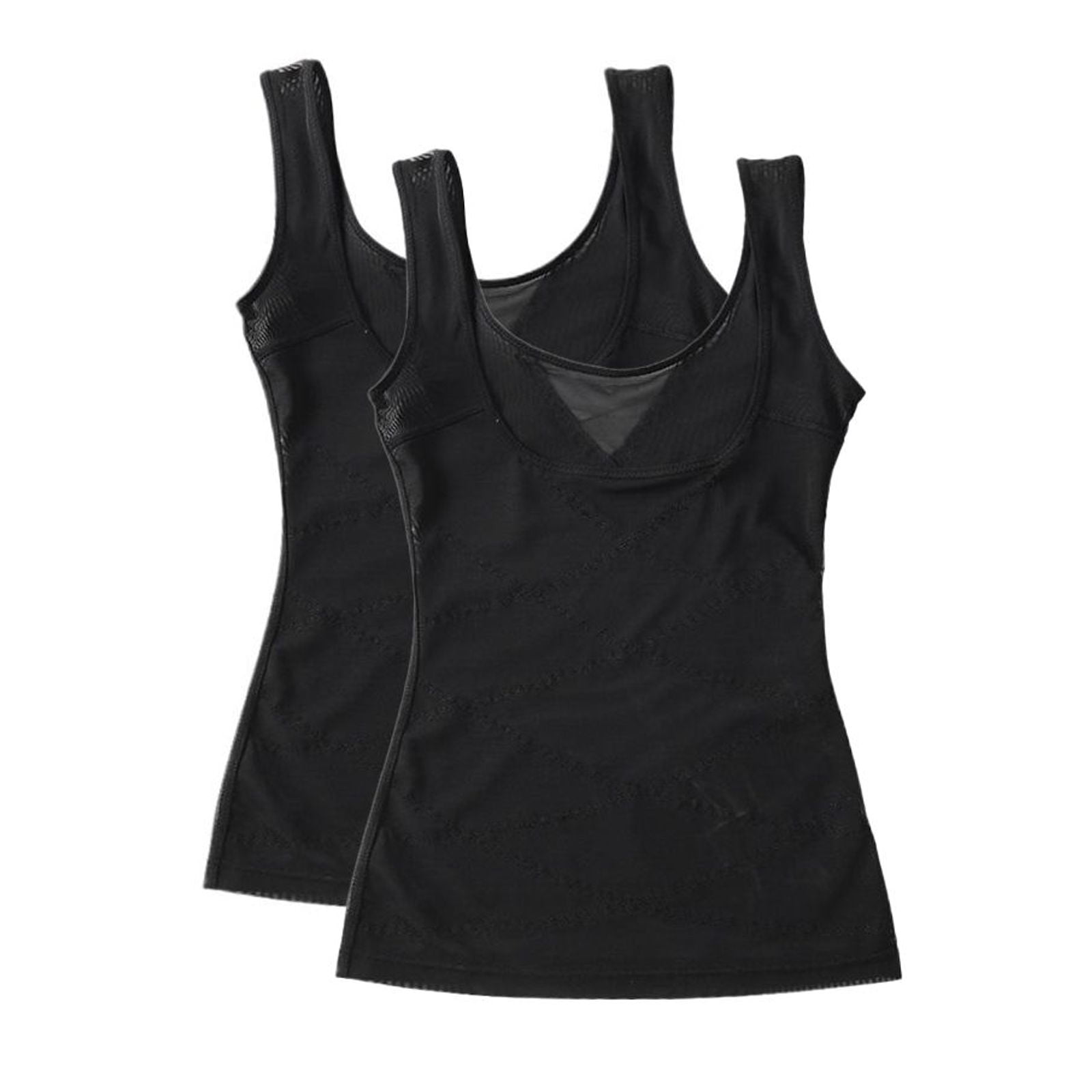 SWSMCLT Women's Mesh 2 Pack Bodysuit Shapewear Body Shaper Trainer ...