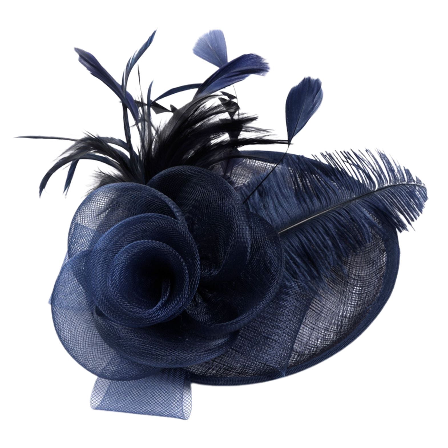 SWSMCLT Women's Mesh Fascinator Hat Summer Las Vegas Fancy Fascinator ...