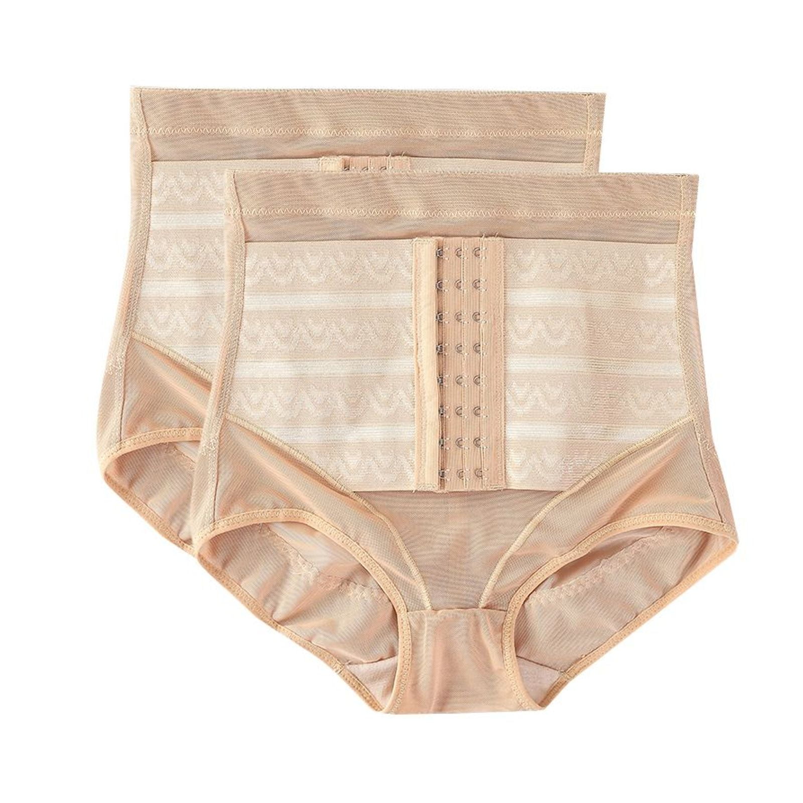 SWSMCLT Women's Mesh Shapewear Sheer 2 Pack Autumn Body Shaper Butt ...