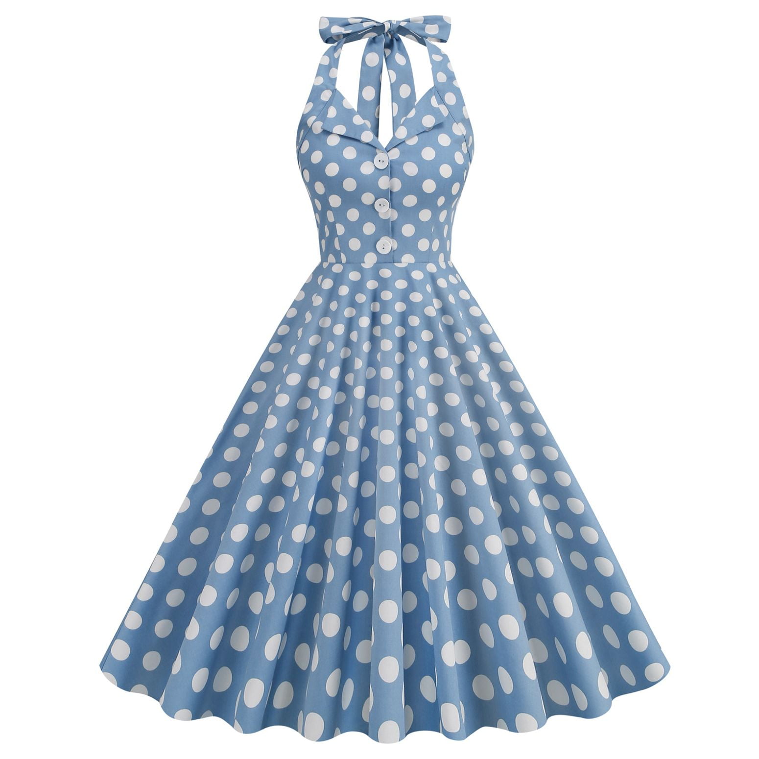 SWSMCLT Women's Midi Dresses Long Swing Casual Vintage Sundress Fitted ...