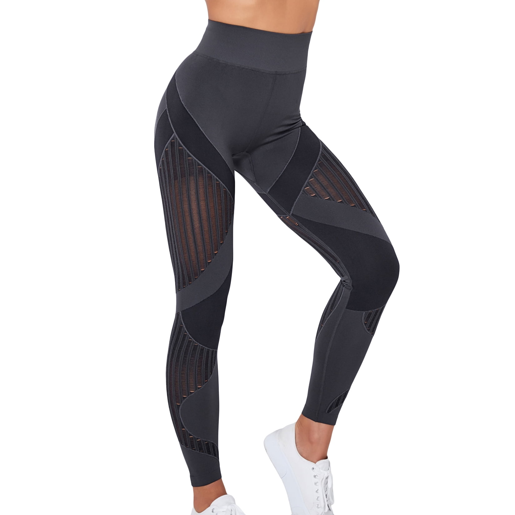 SWSMCLT Women's Seamless Leggings Butt Lift Yoga Pant Fitness Active ...