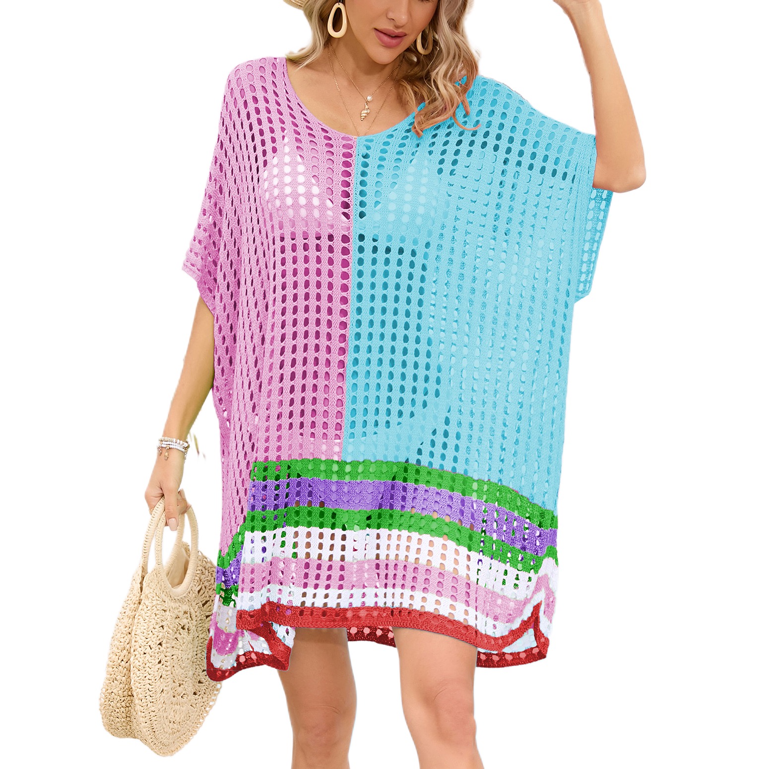 SWSMCLT Women's Sheer Cover Up Light Cover Up Dress Sexy Travel Summer ...