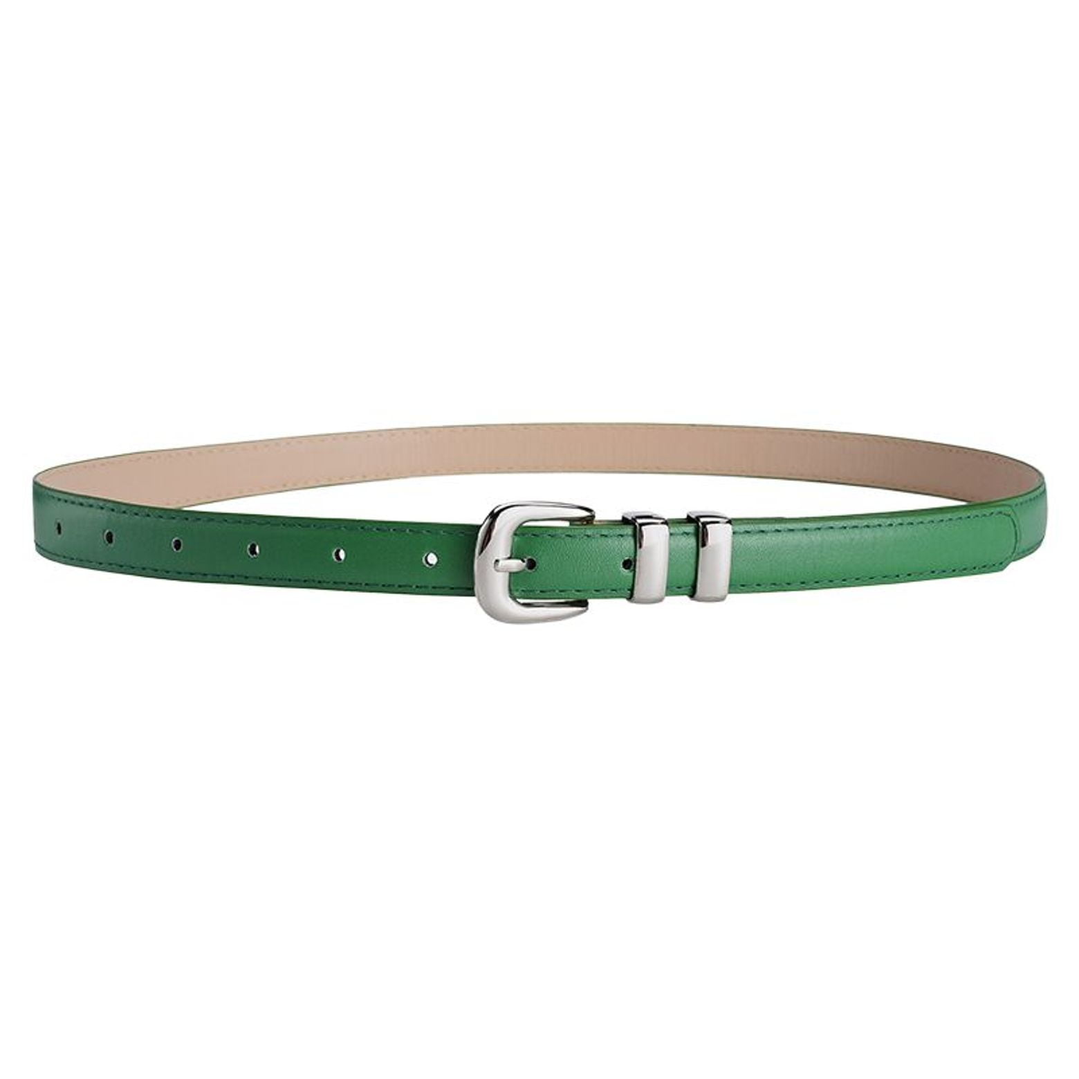 SWSMCLT Women's Skinny Belt For Dress Buckle D Ring Cute Elegant Belt ...