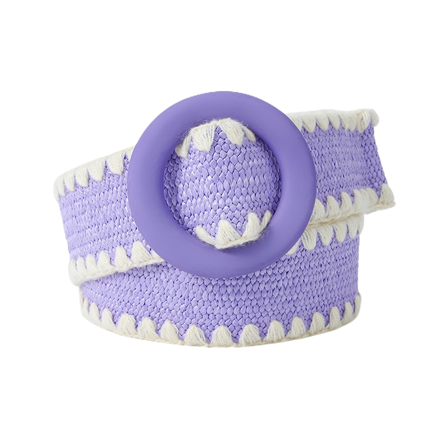 SWSMCLT Women's Stretch Braided Belt Elastic Rattan Holeless Summer ...