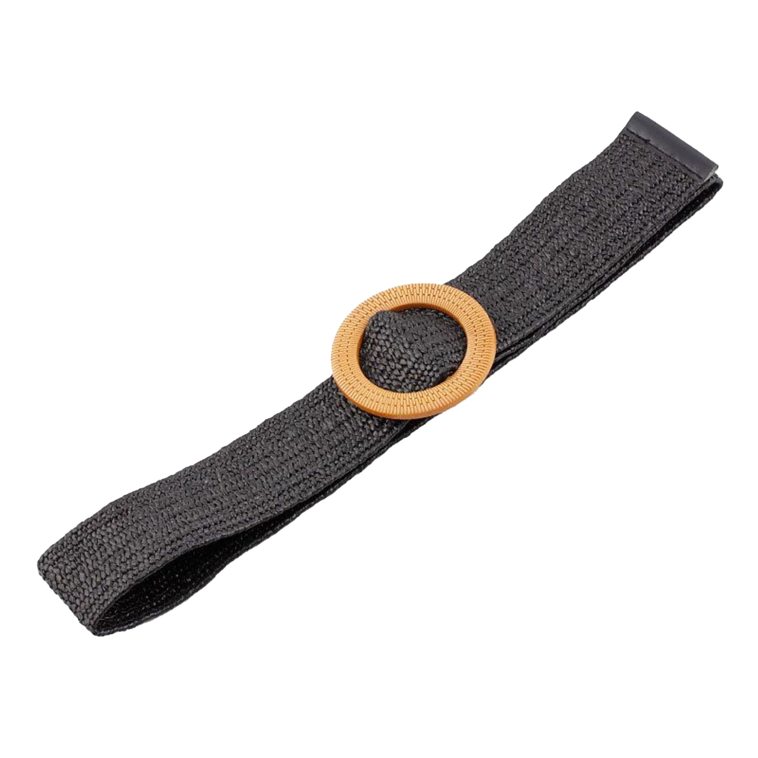 SWSMCLT Women's Stretch Braided Belt Fashion Boho Thick Straw Rattan ...