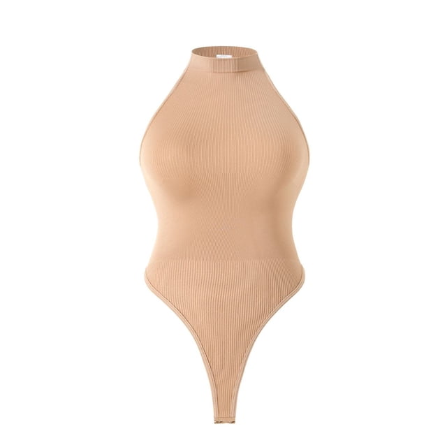 SWSMCLT Women's Summer Bodysuit Basic Body Shaper 2025 Pull On Bodysuit ...