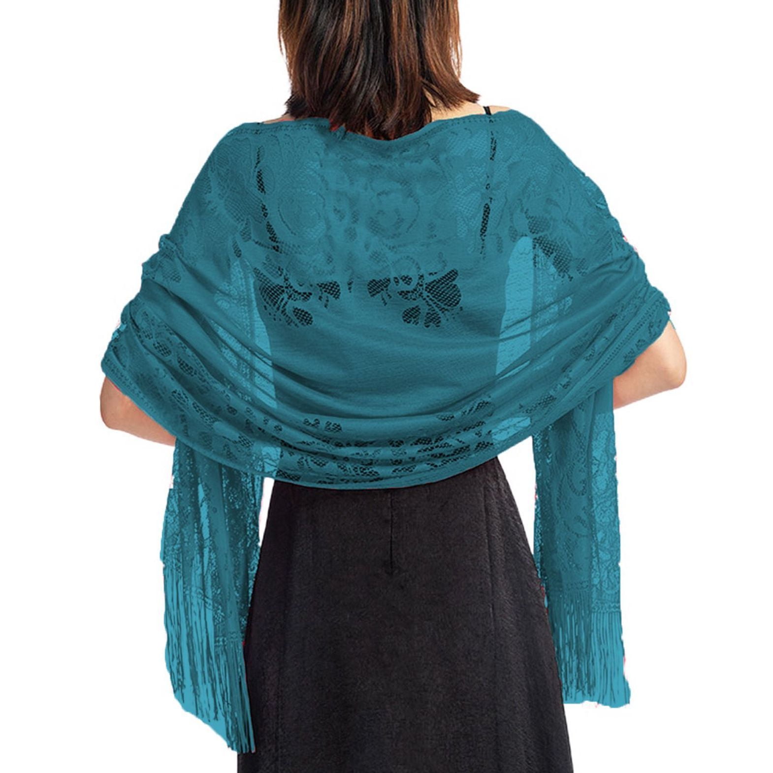 SWSMCLT Women's Wedding Pashmina Spring Pashmina Elegant Shawls And ...