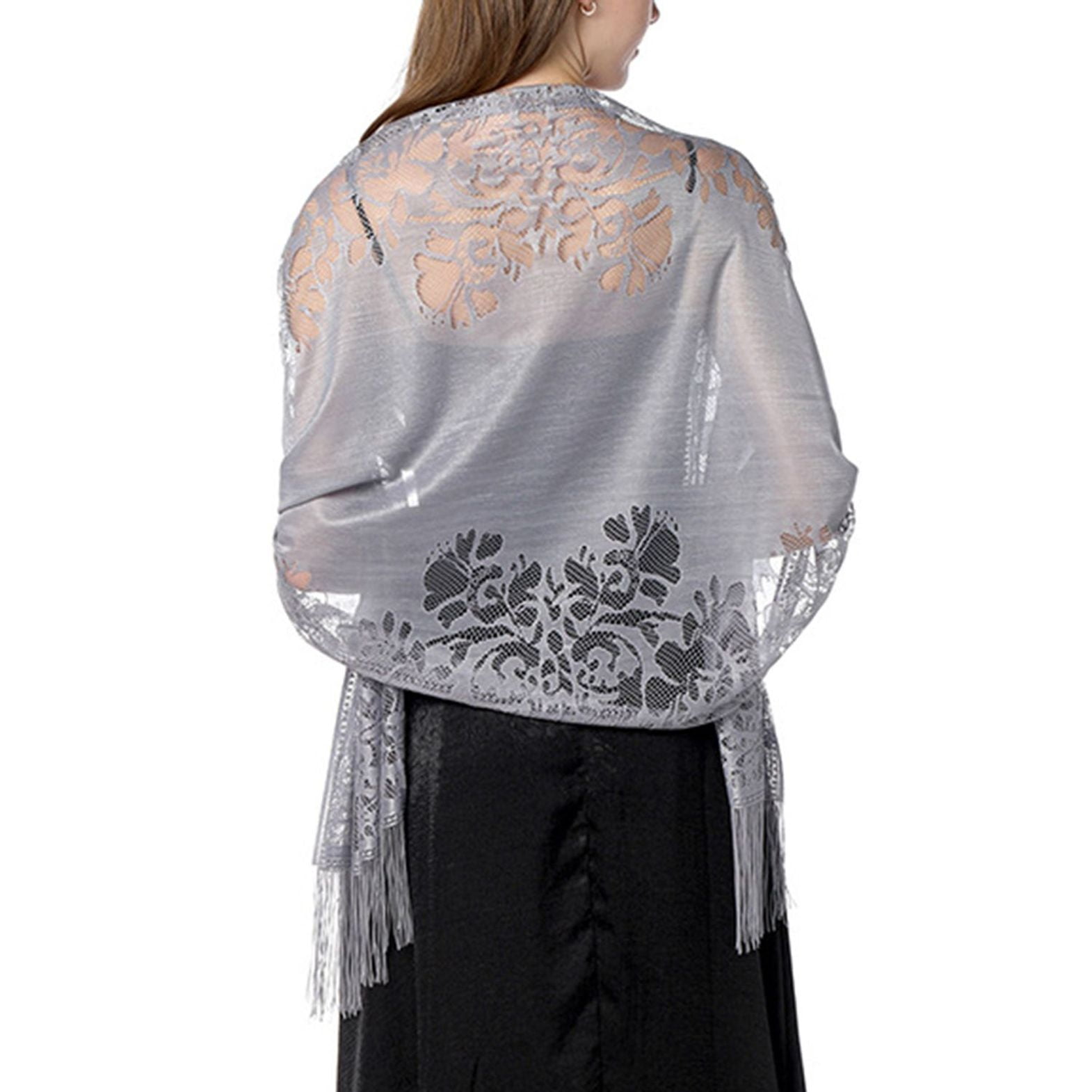 SWSMCLT Women's Wedding Pashmina Spring Pashmina Elegant Shawls And ...