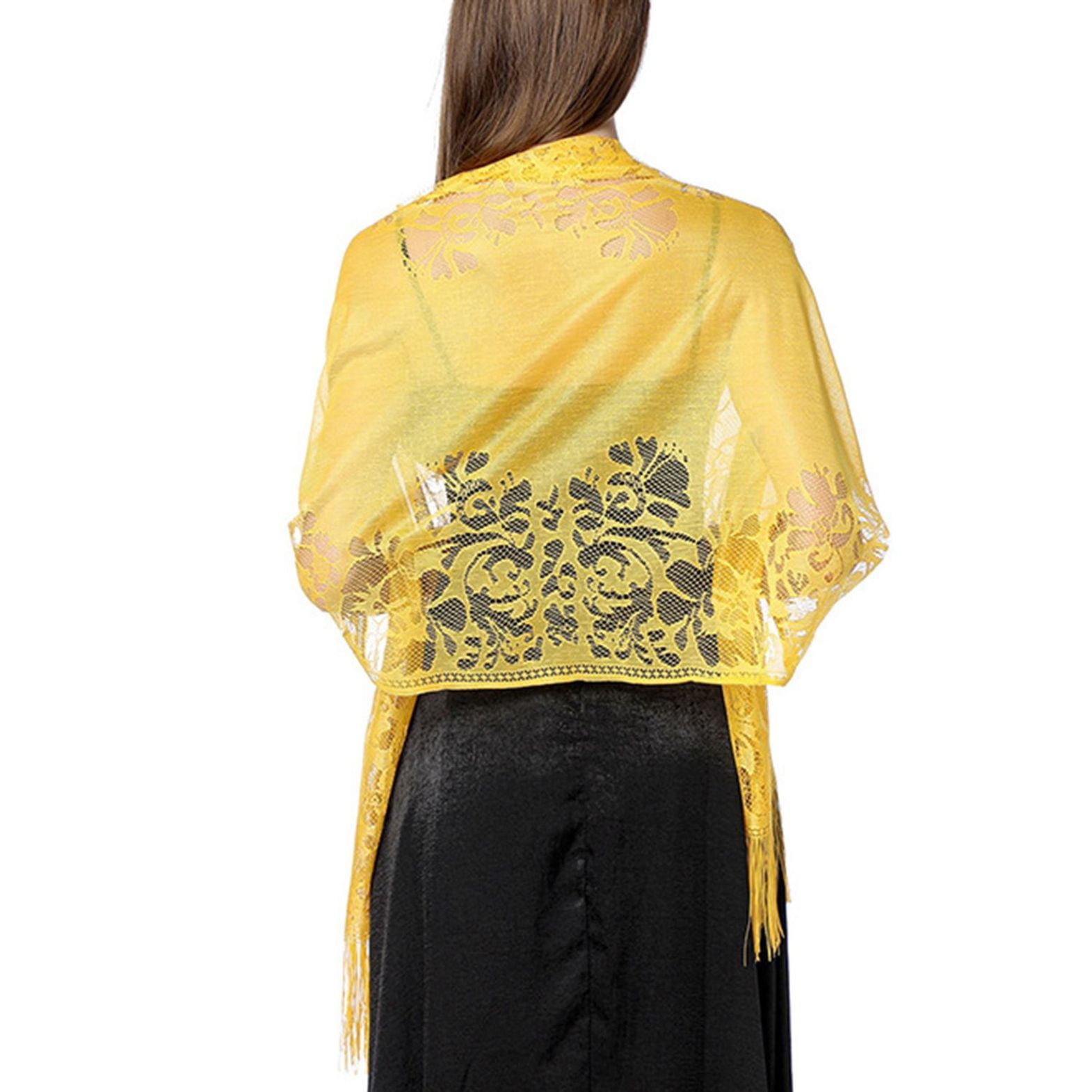 SWSMCLT Women's Wedding Pashmina Spring Pashmina Elegant Shawls And ...