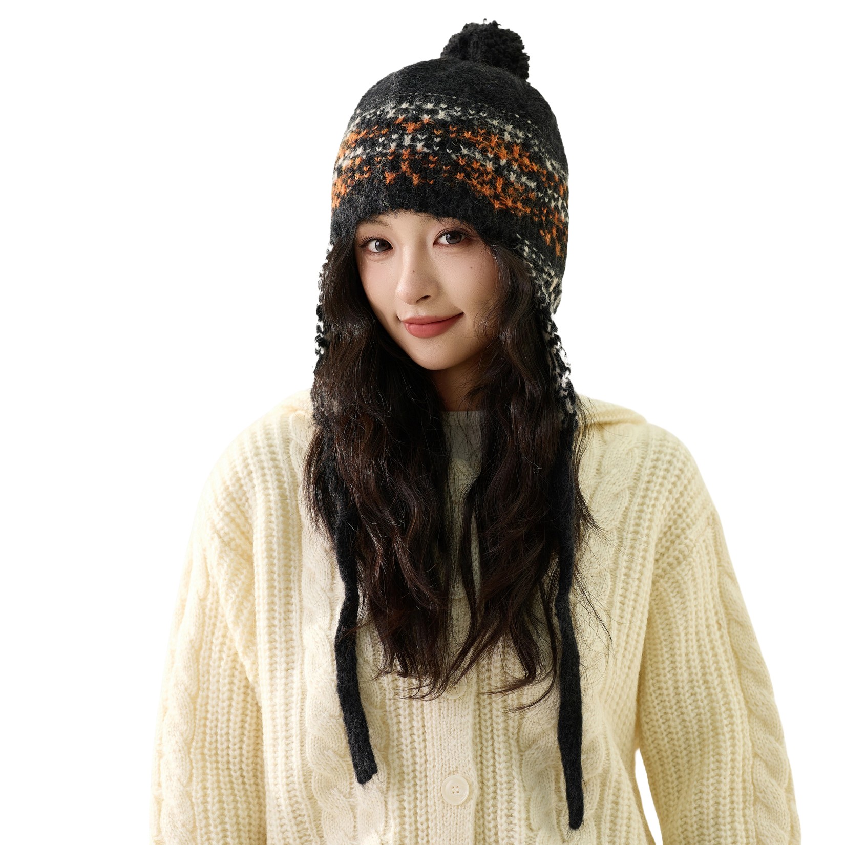 SWSMCLT Women's Winter Hat Knit Skull Cap Snow Travel Cute Date Night ...