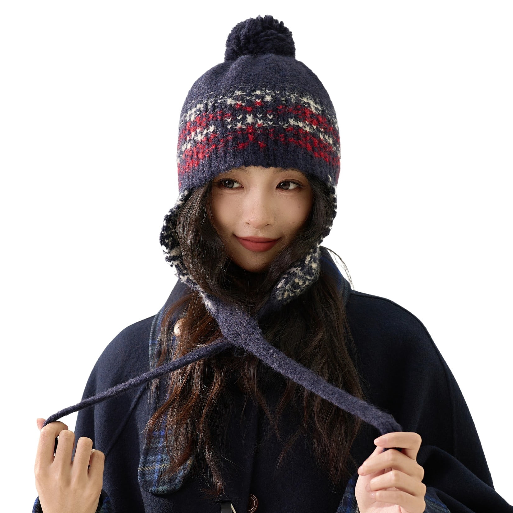 SWSMCLT Women's Winter Hat Knit Skull Cap Snow Travel Cute Date Night ...