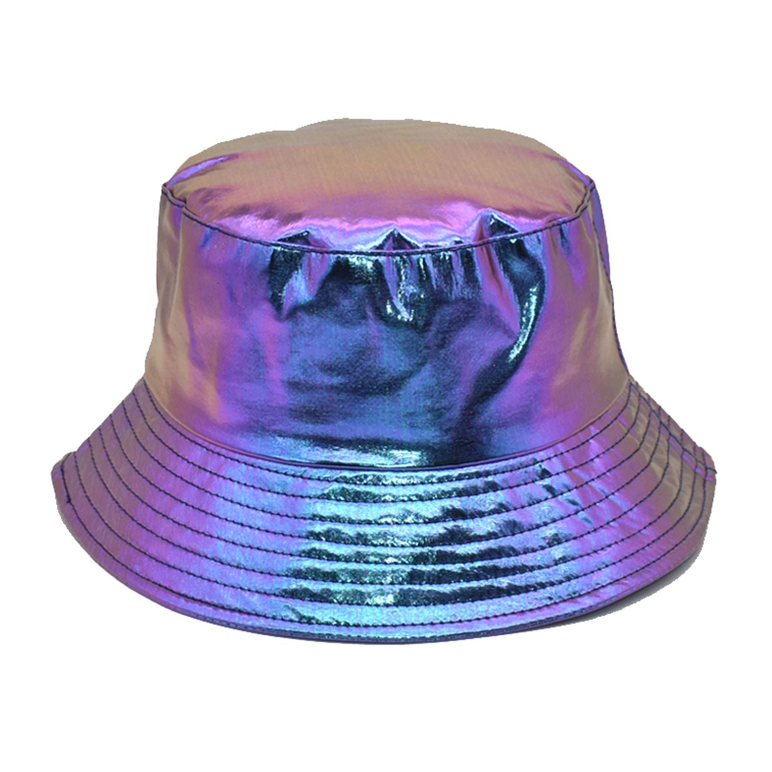 SWSMCLT Women's Winter Metallic Hat Summer Basic Cozy Disco Fedora ...