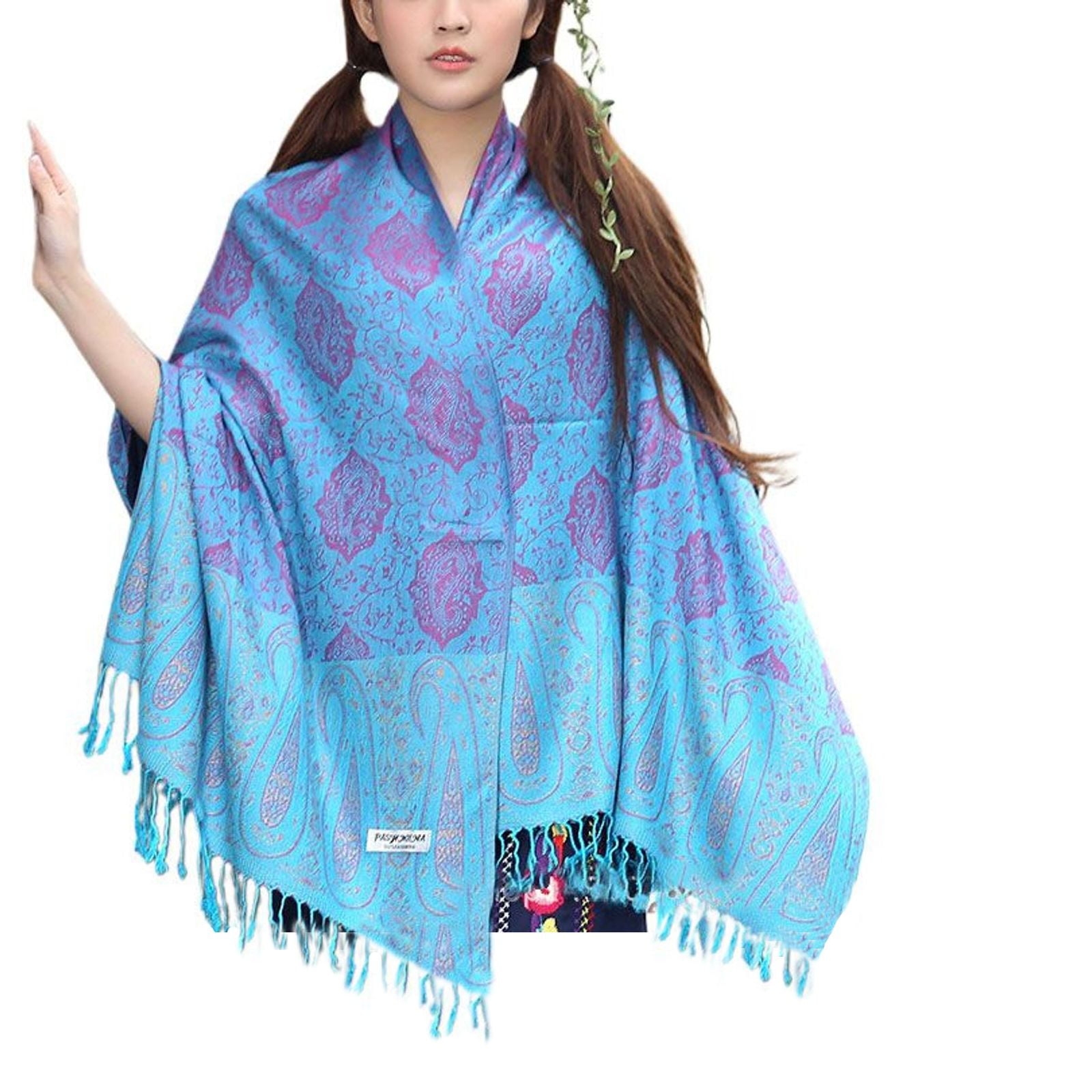 SWSMCLT Women's Winter Scarf Fall Cape Cardigan Cotton Shawl Summer ...