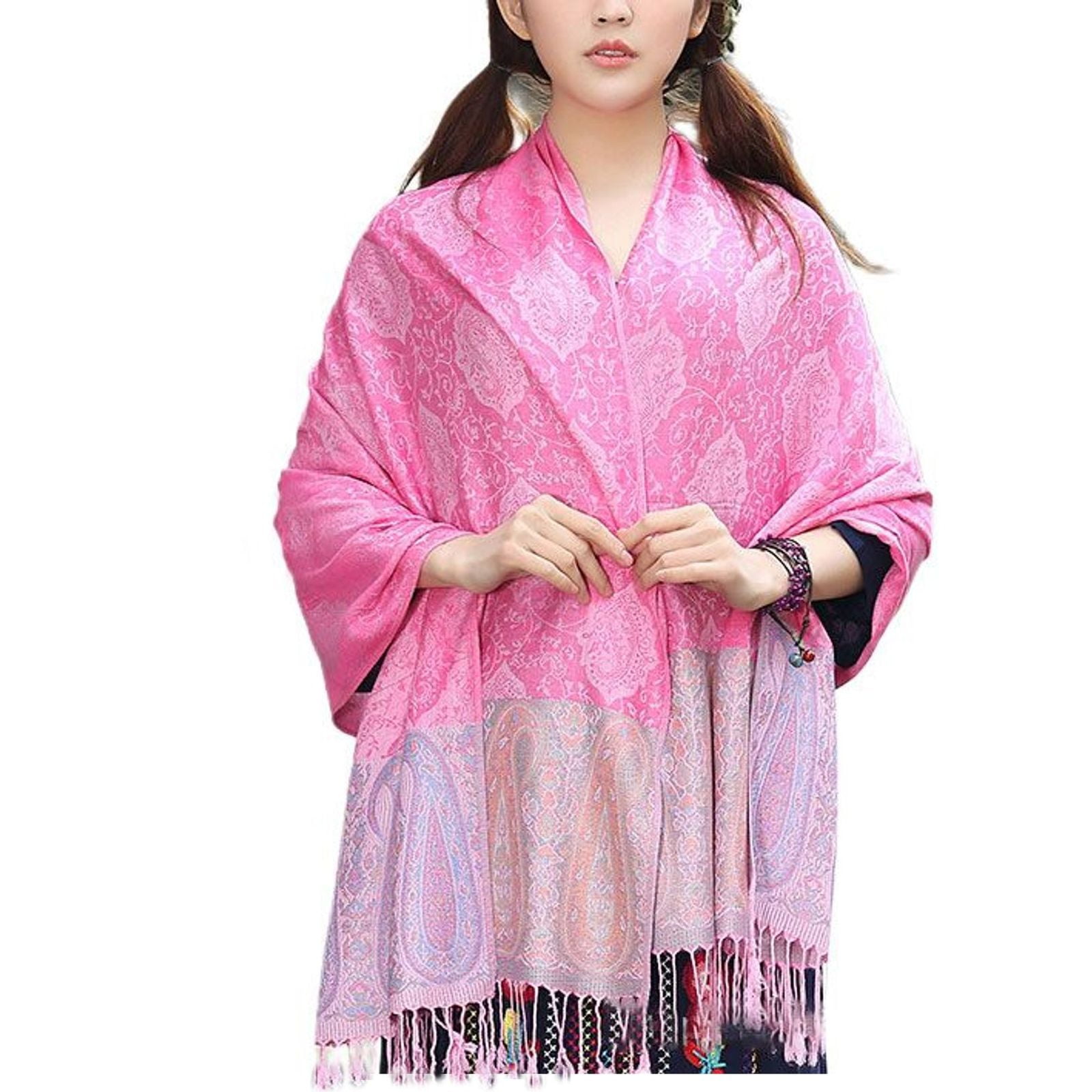 SWSMCLT Women's Winter Shawl Fall Scarf Cardigan Spring Cape Summer ...