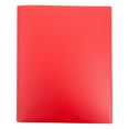 SWSUSN 1 Pc Plastic Folders with Pockets and Prongs Red - Two Pocket ...