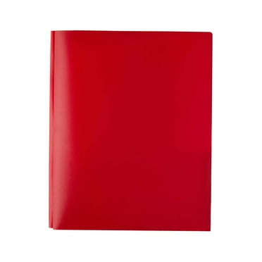 BAZIC Poly Envelope Binder Pocket Folder, 3 Hole Punched, Clear Letter ...