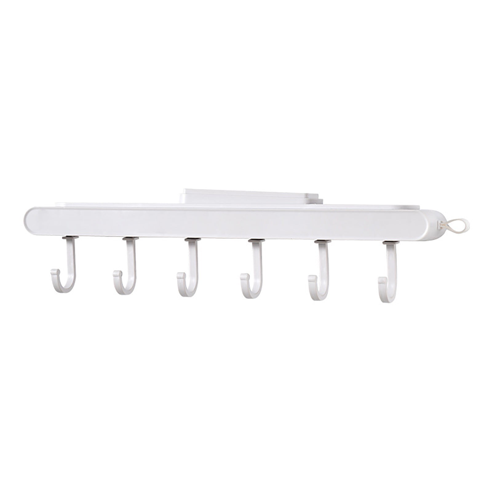 SWSUSN 6 Hook Wall Hanging Coat Rack Wall Decor Hat Storage Rack Shelf ...
