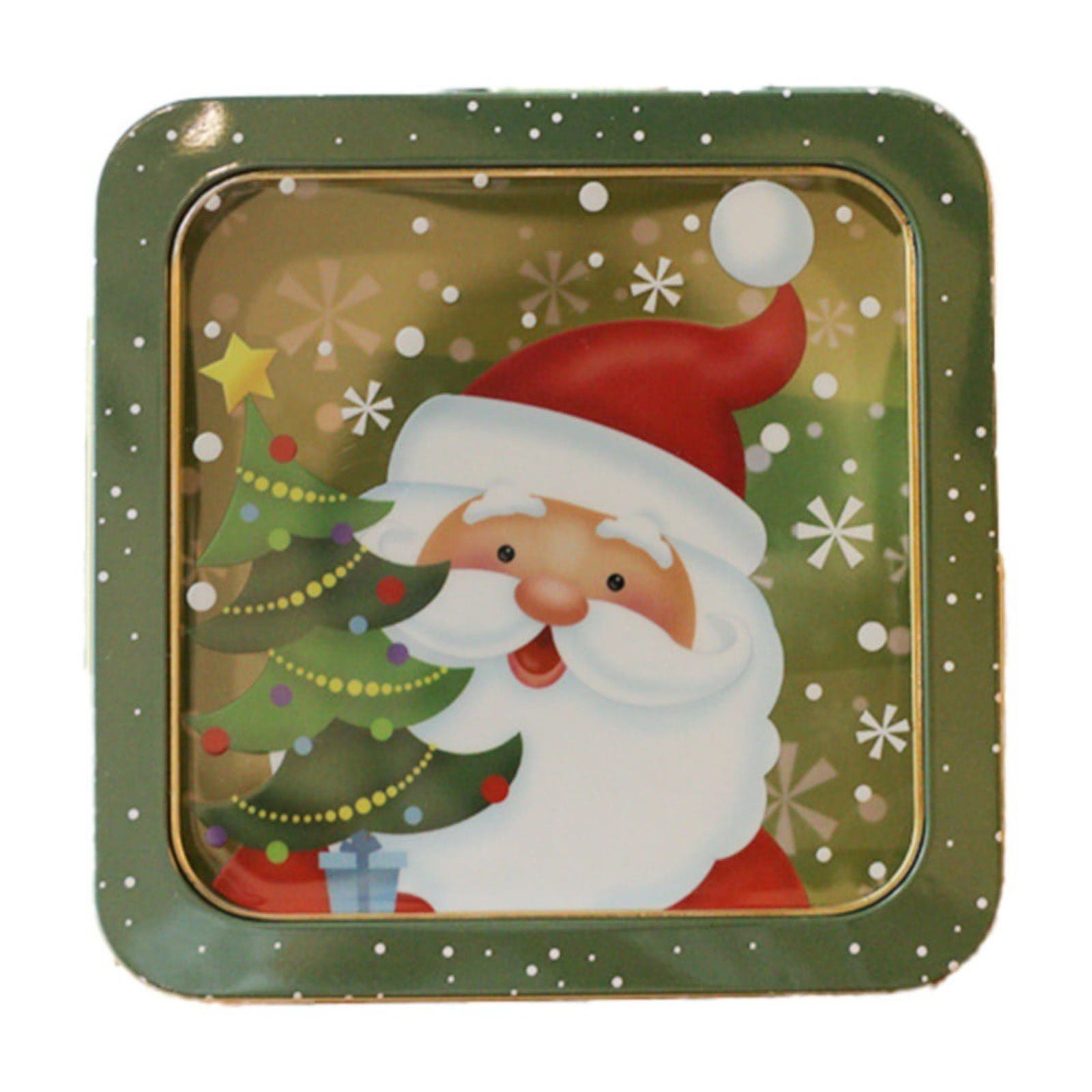 SWSUSN Christmas Candy Tin Box—Cookie Candy Storage Tins Christmas ...