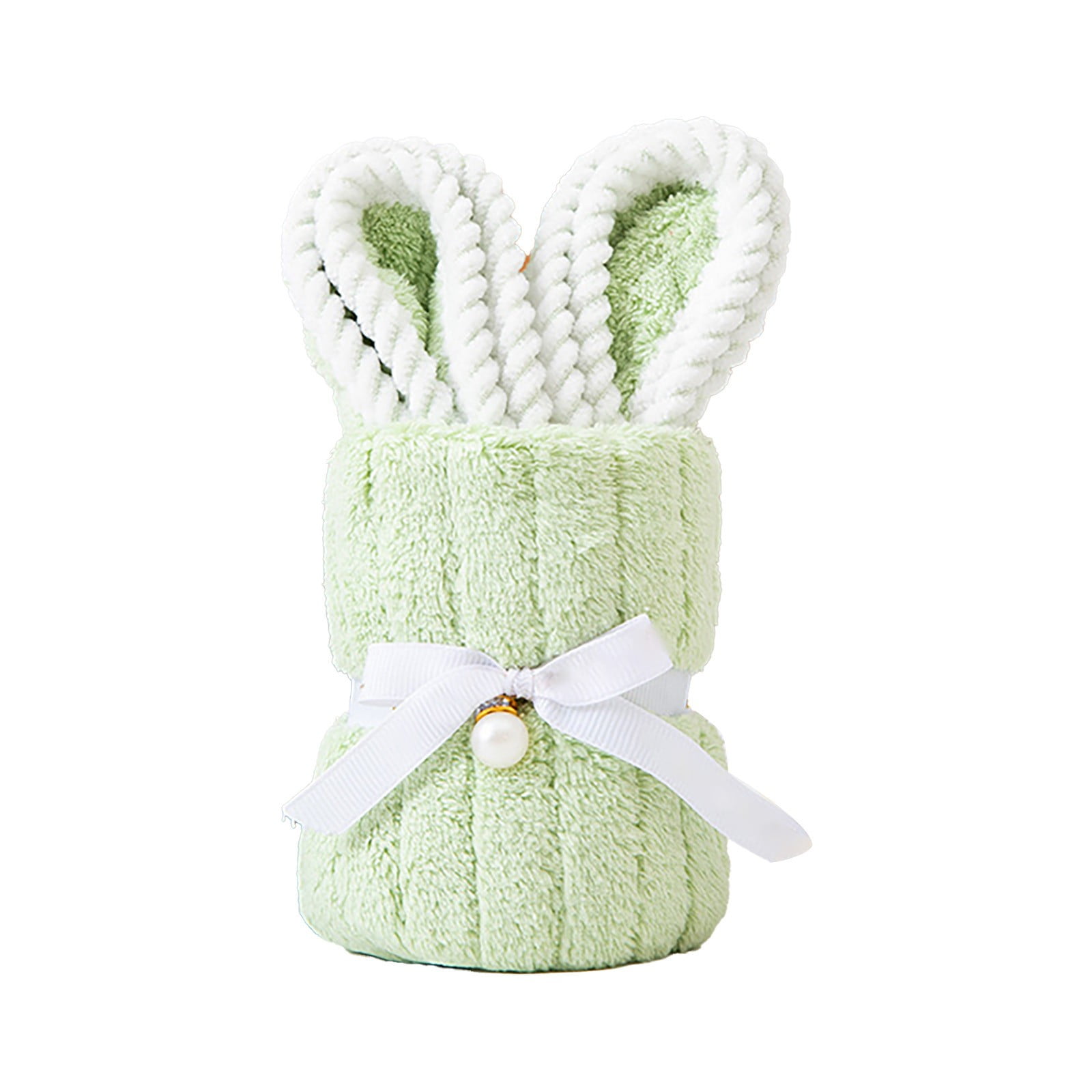 SWSUSN Easter Coral Velvet Towel Bath Towel Rabbit Gift Set Towel For ...