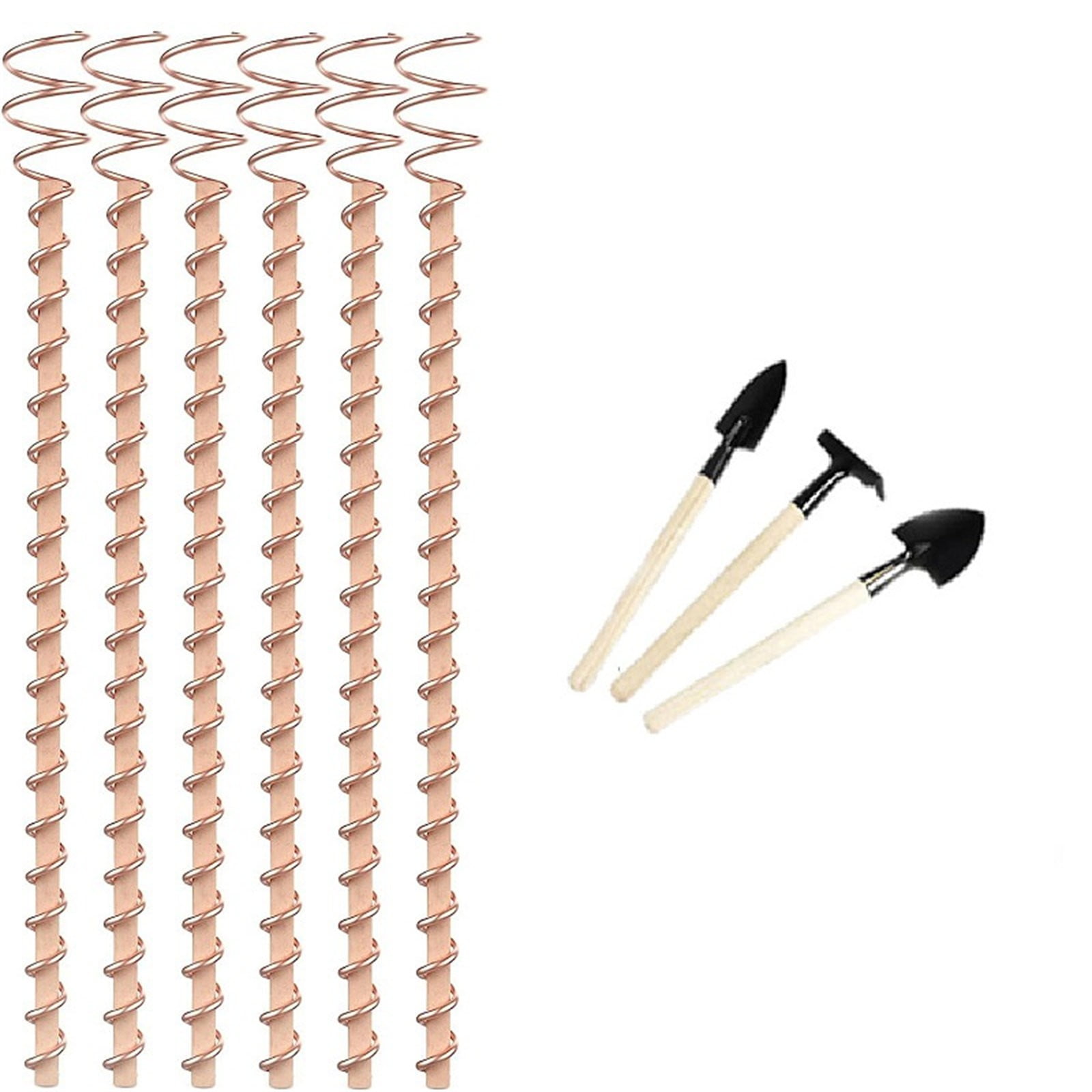 SWSUSN Electroculture Plant Stake Long Copper Garden Stakes Electro ...