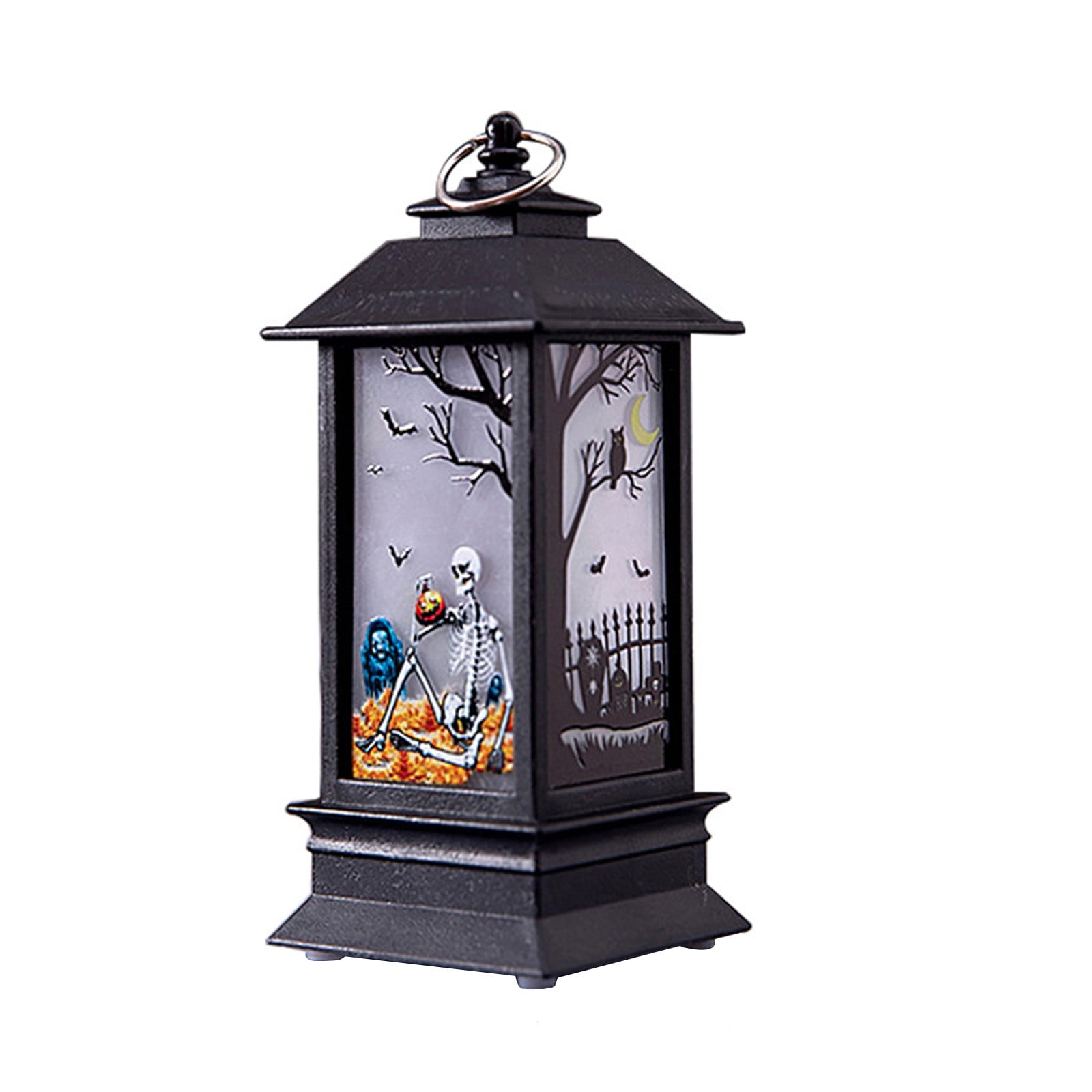 SWSUSN Halloween Flameless Pillar Candles with Remote and Timer Battery ...