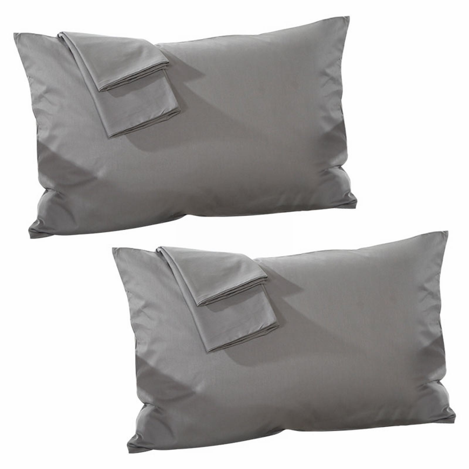 SWSUSN Pillow Case Pure Cotton Pillow Case Single Simple Solid Color ...