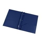 SWSUSN Plastic Folders with Pockets, 3-Prong 2-Pocket Poly Folder ...