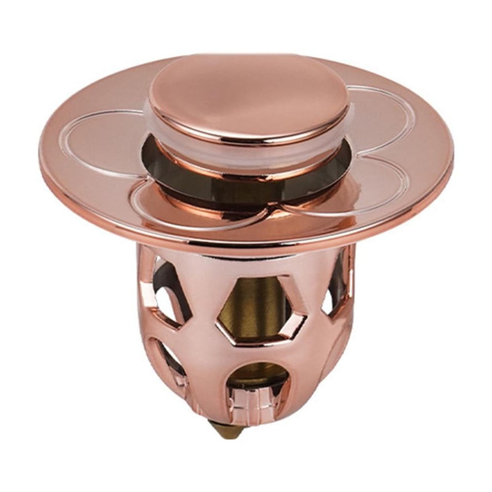 SWSUSN Universal Bathroom Sink Stopper with Hair Catcher, for 1.04-1.97 ...