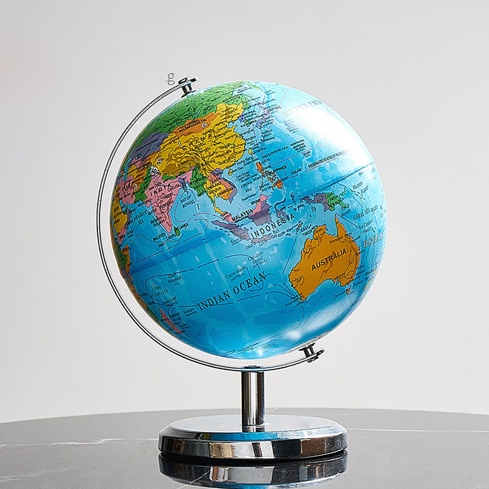 SWSUSN World Globe with Stand, 13" Geography Educational Globe for ...