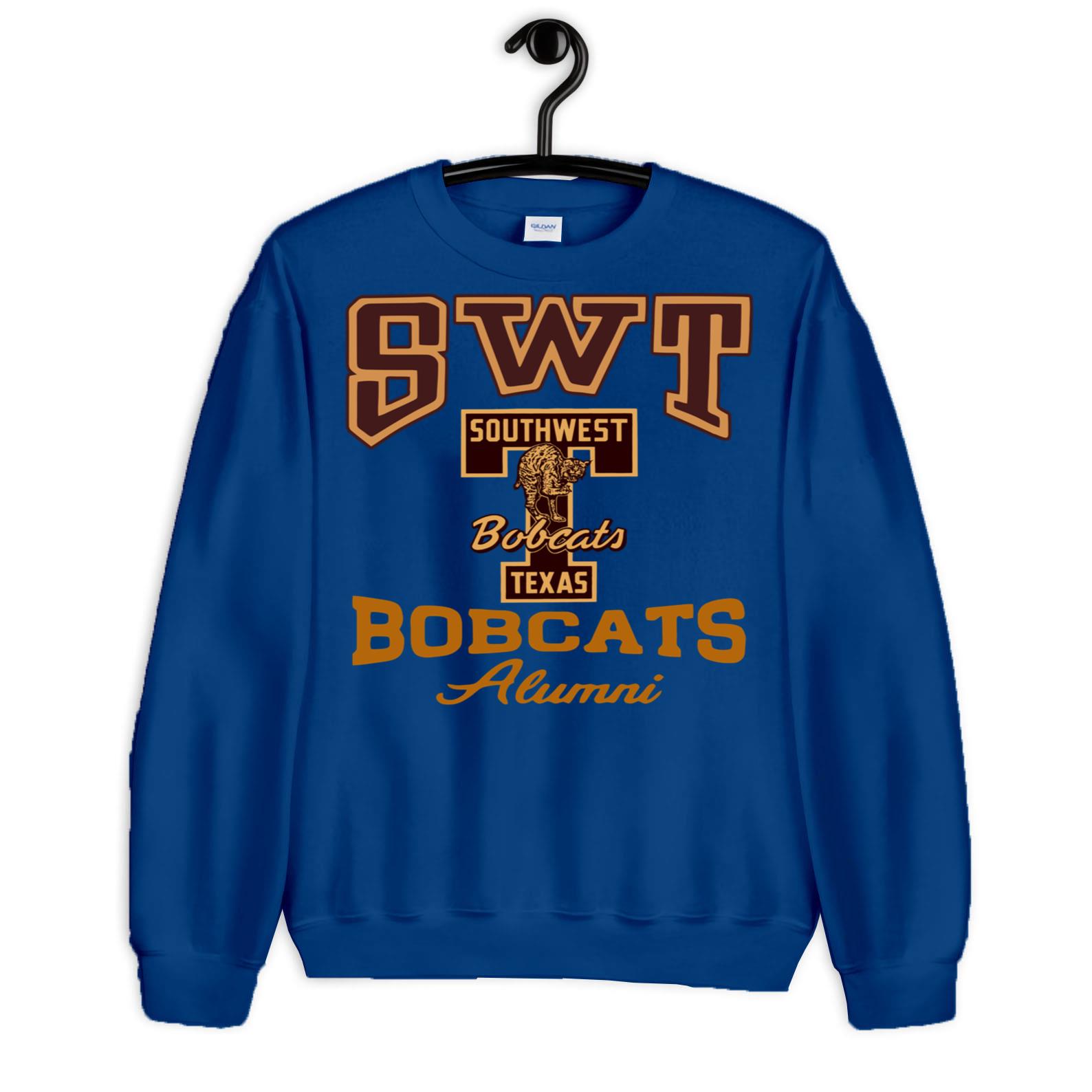 SWT Southwest Texas University Bobcat Shirt S-5XL - Walmart.com
