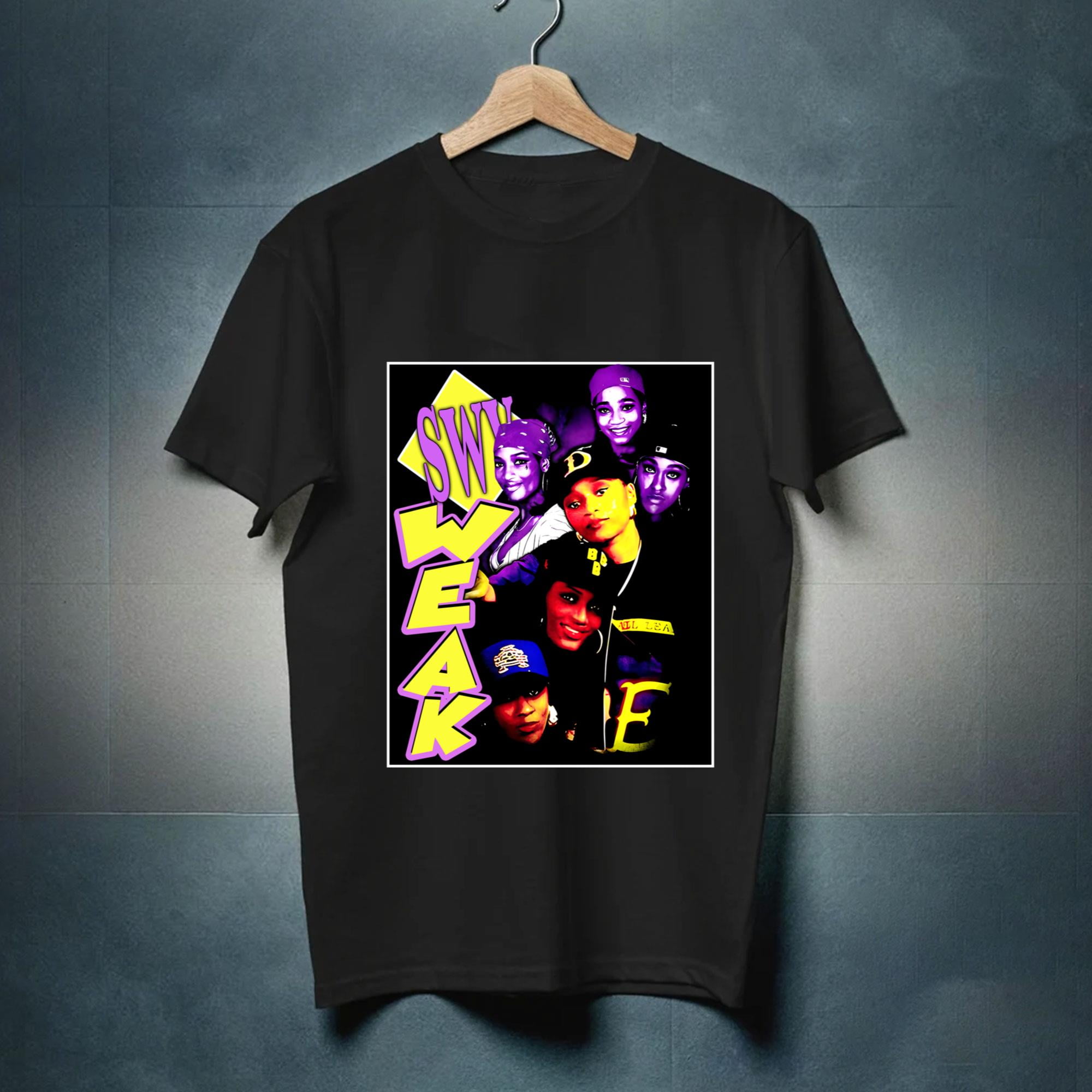 SWV 90s Bootleg Style Graphic R&B T shirt-TH9393 - Walmart.com