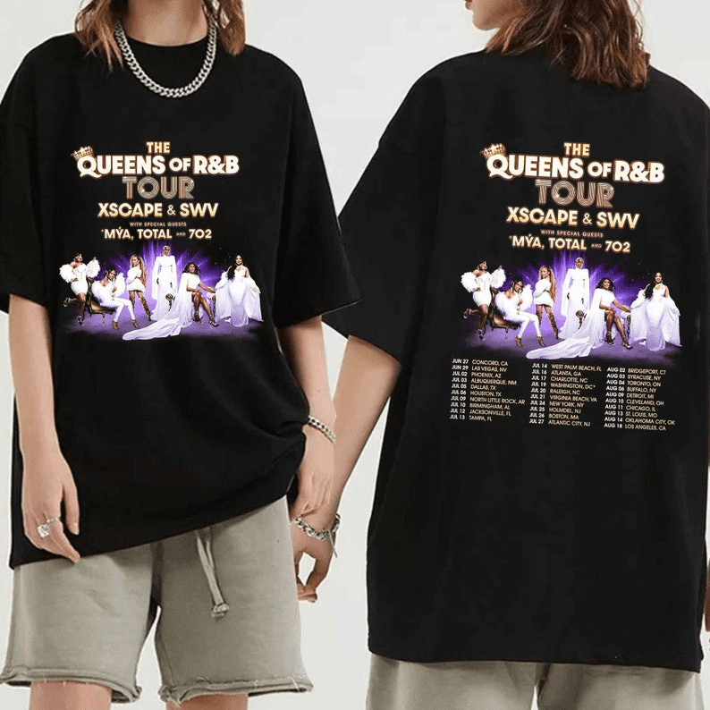SWV And Xscape Queens of RB Tour 2024 Shirt, SWV and Xscape 2024 ...