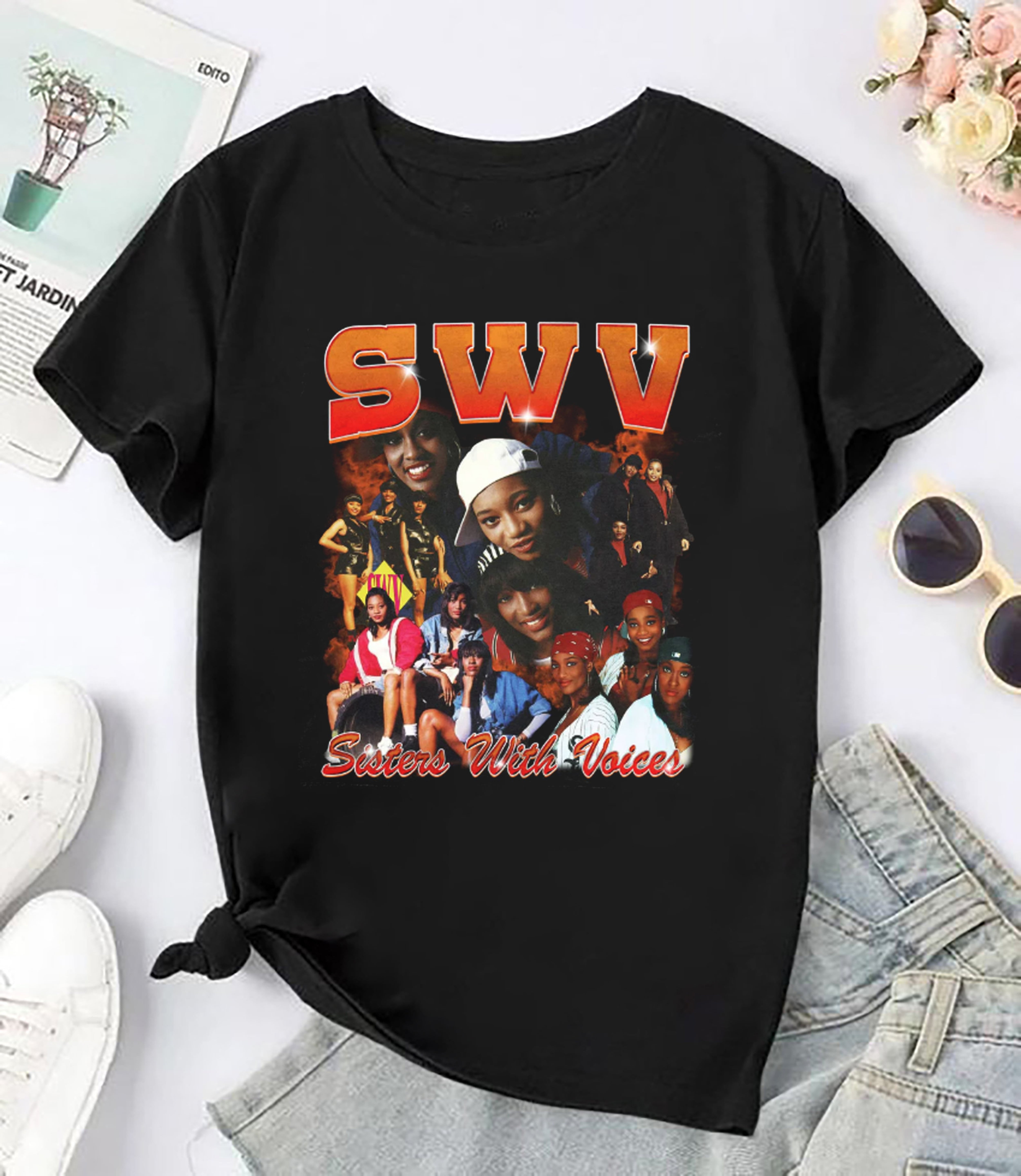 SWV Band Bootleg Shirt, Sisters with Voices 90s Vintage Shirt, Sisters ...