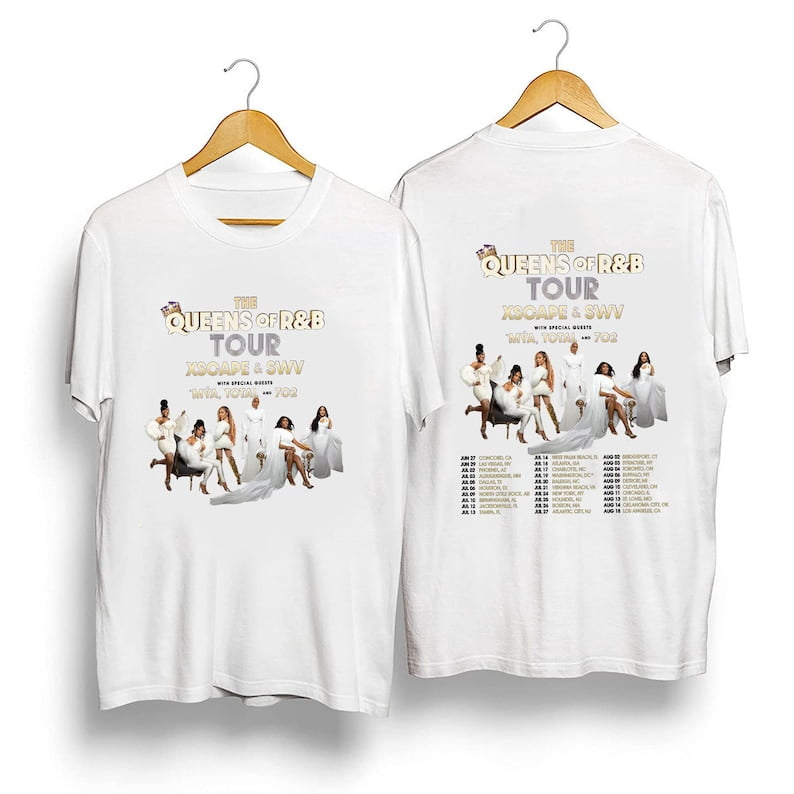 SWV & Xscape Queens of RB Tour 2024 Shirt, SWV and Xscape 2024 Concert ...