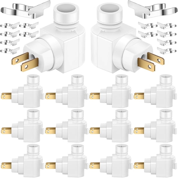 SX 12 Sets Night Light Base 360° Plug in Night Light Module Rotating ...