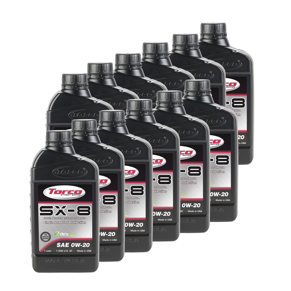 SX-8 0w20 Synthetic Oil Case 12x1 Liter Dexos1 - Walmart.com
