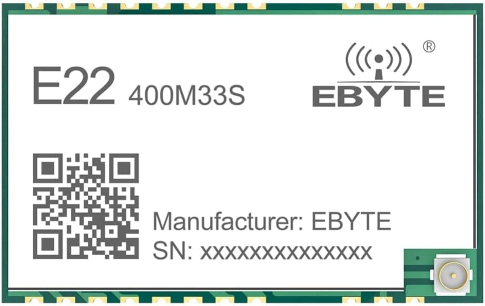 SX1268 433MHz Lora Wireless RF Transceiver Module E22-400M33S Low Power ...