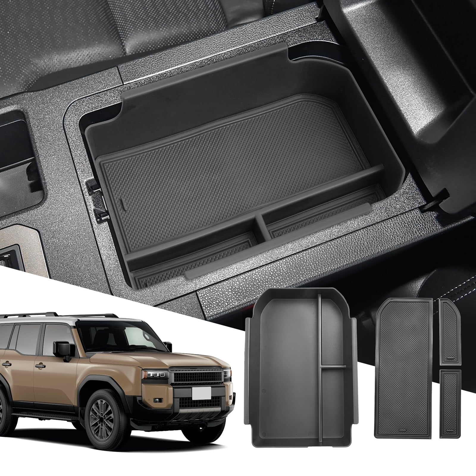 SXCY for 2024 2025 DHF10 Toyota Land Cruiser Center Organizer for ...