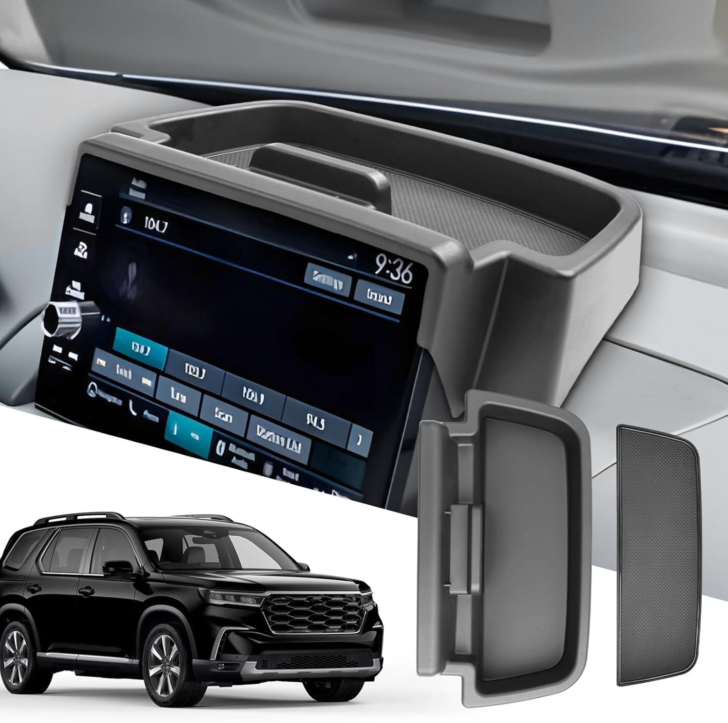 SXCY for 2024 2025 Honda Pilot Center Console Organizer 2023 2024 2025 ...