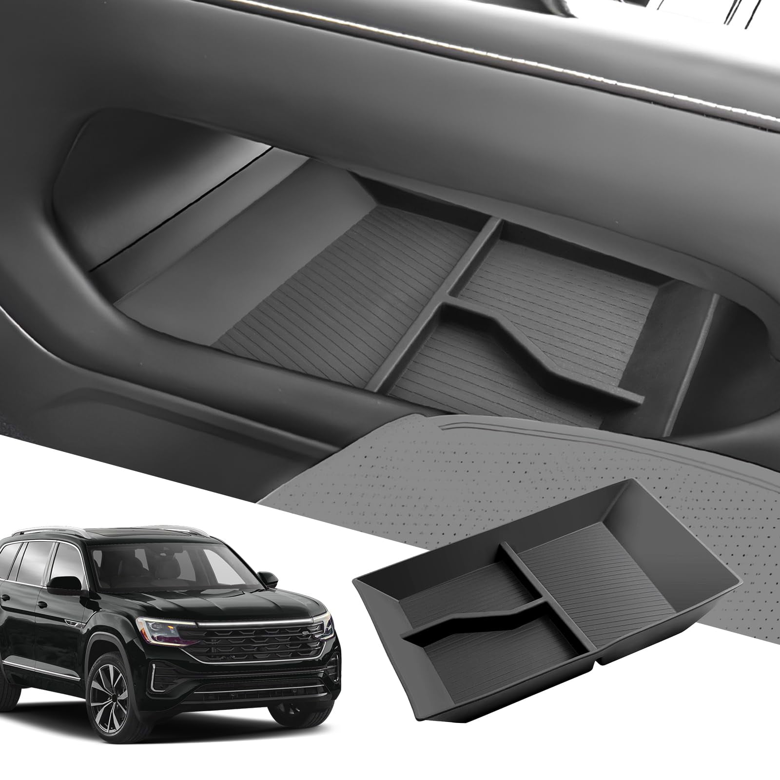 SXCY for 2024 Atlas Center Console Organizer for VW Atlas 2024 ...