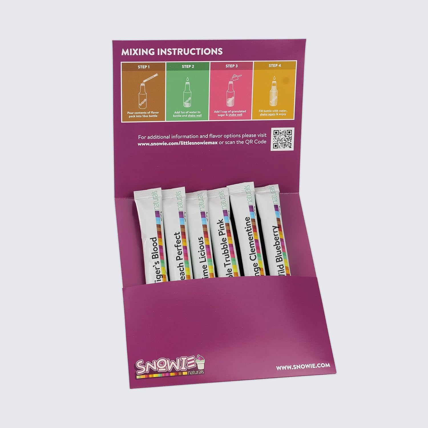 SXDF - Naturals - Natural Shaved Ice Flavor Syrup Powders 6 Pint Pack ...