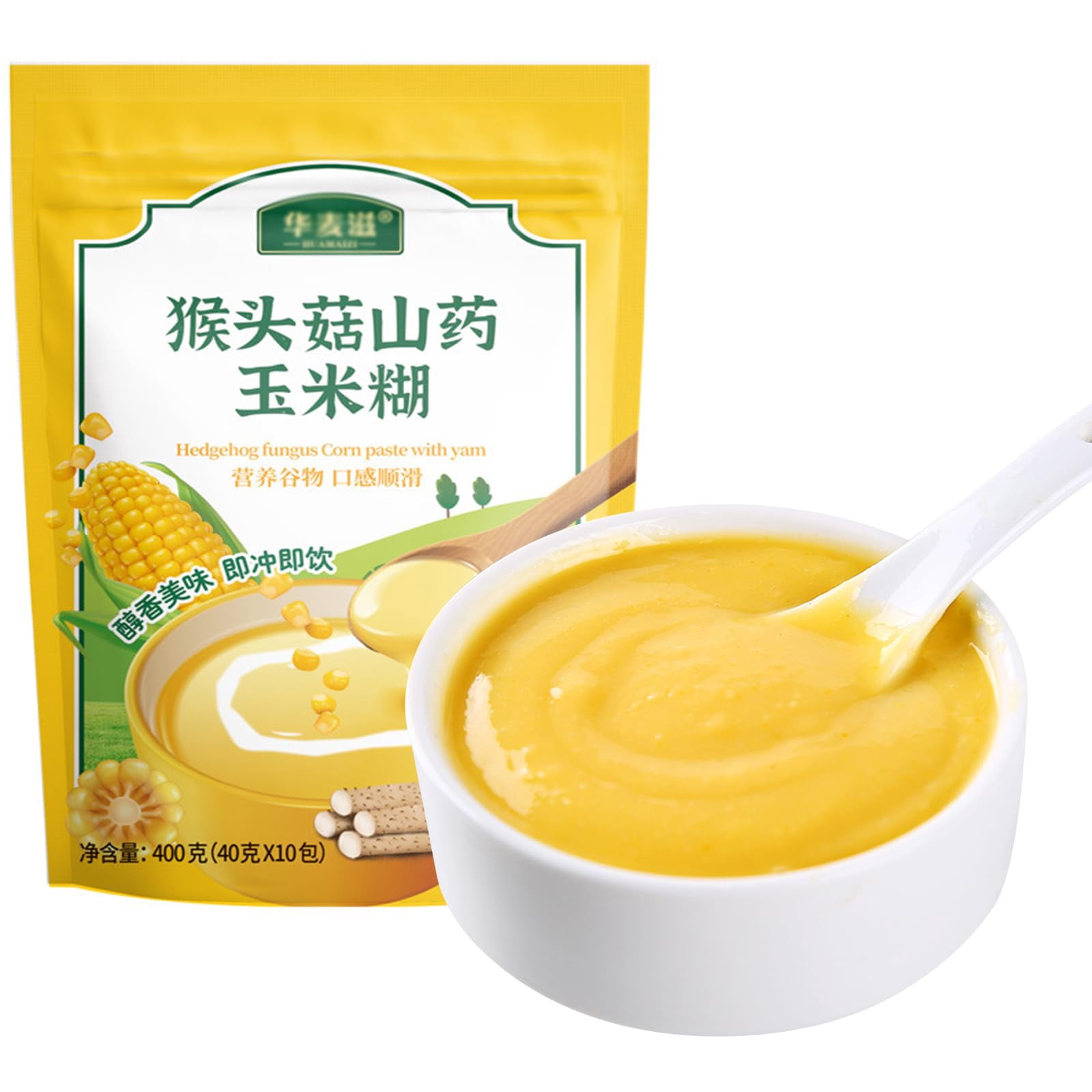 SXET Hericium Yam Corn OKA4 Soup, Chinese Corn Soup Powder, Instant ...