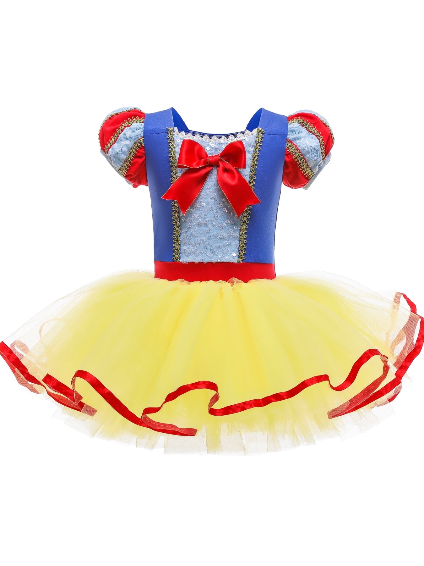 ATAIKU 3-8T Toddler Princess Dance Dress Little Girls Skirted Leotard ...